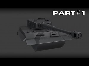 3D Modeling a Tiger 1 Tank in Blender 4.1 | Workflow Part 1 (Time4 3D)
