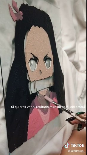 Proceso de 2 días 🥺 dale apoyo #animeglasspaintings #animeglasspaintingss #kimetsunoyaiba #pinturaenvidrio #anime #animepaint #dibujoanime #artee
