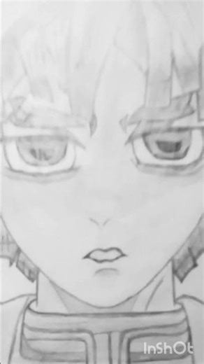 zenitsu anger face sketch🔥#zenitsuedit #demonslayerartwork #animeeart #sketching #speedsong #drawing