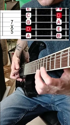 How to play octave power chords on guitar - easy lesson