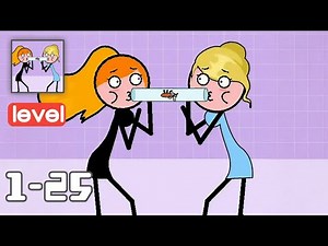 Brain Tricky Puzzle - Gameplay Walkthrough All Levels 1-25 - Funny Stickman Brain Puzzle Game