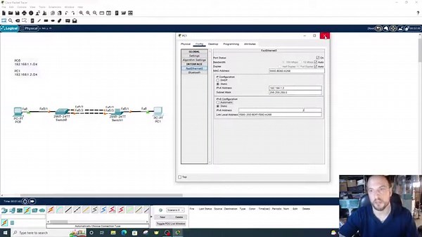 Configure an EtherChannel using Cisco Packet Tracer | IPvChris