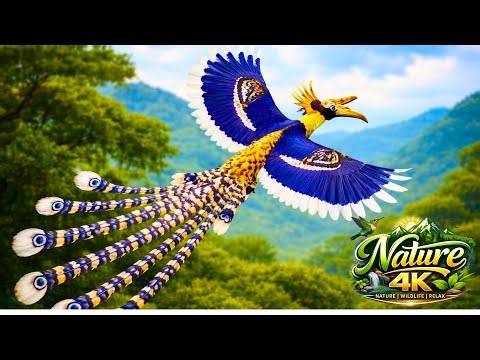 50 Rare & Colorful Birds of the World Relaxing Nature Sounds in 4K