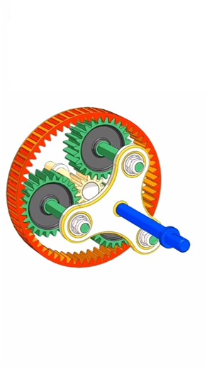 Planetary gears are a special gear system 😱 #LatheMachine #MechanicalProjects #ToolsForWork