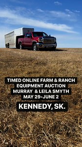 276 reactions · 111 shares | TIMED ONLINE FARM EQUIPMENT AUCTION MURRAY & LEILA SMYTH WOODLAND ACRES LIVESTOCK 306-736-8019 SALE OPENS: THURSDAY, MAY 29, 2025 @ 8:00 AM SALE CLOSES: MONDAY, JUNE 2, 10: #00 AM KENNEDY, SASK #FarmMachineryForSale #mackauctioncompany #TimedAuction #auctioneerlife #JohnDeere #agriculture #saskatchewan #cattle #farming #ranchlife #livestock #auctioneer #ranchlife | Mack Auction Company | Facebook