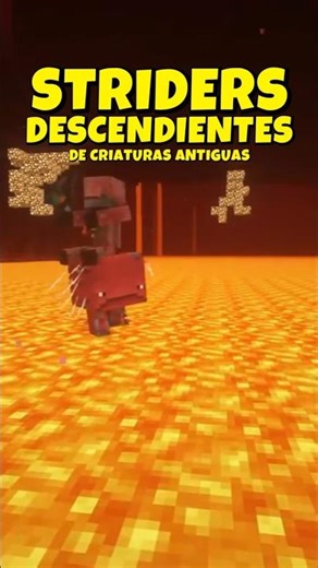 The Mystery of the Striders in Minecraft 🔥🌋 What Are They Really? #minecraft #shorts #viral
