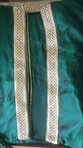 Malai silk saree with heavy Kundan work lace border for 2399/- | De Fashion Police