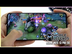 Redmi Note 13 Pro 5G Mobile Legends Gaming test MLBB Update | Snapdragon 7s Gen 2 , 120Hz Display