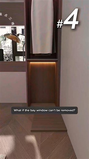 What to do when the bay window can’t be removed? Smart vintage-style fixes! 🪟✨ | Decoration Courses