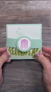 Create a triangle corner pop-up card! #CardMaking #PaperCrafting #FunFoldCard | Lisa's Stamp Studio