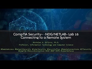 NDG/NETLAB+ CompTIA Security+ Lab 16 - Connecting to a Remote System - 080922P02