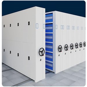 [Hot Item] High Density Mobile Shelving Mobile Rack with Cabinet