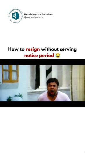 MetaSchematic Solutions on Instagram: "How to resign without serving notice period 😂 Tag your friends who go through this in their corporate jobs! [human resources, Manager, Corporate ,IT team, Developer life, ClientHumor, TechHumor, office memes, agency life, design memes, creative agency, office colleague memes, digital marketing, seo, social media marketing, funny marketing, marketing memes, ui ux design, website design, content marketing, marketing agency, social media strategy, online mark