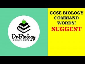 GCSE Science Exam Command Words - SUGGEST