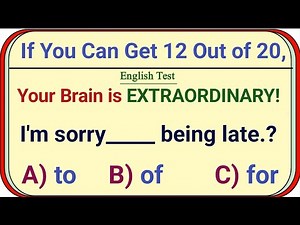 Test Your English Grammar in 5 Minutes | 30 Short MCQs with Answers | Quick Grammar Practice 2025”