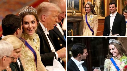 President Trump and First Lady welcomed to Windsor Castle with royal procession