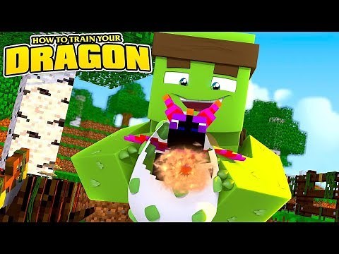 Minecraft How To Train Your Dragon - TINY TURTLE'S NEW DRAGON!!! w/ Little Lizard