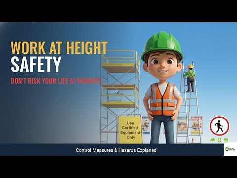 Work at Height Safety Training | Hazards, Control Measures & Prevention Tips (OSHA + HSE UK)