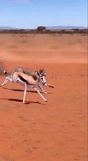 🐆⚡️ Cheetah vs Springbok Epic Chase #Cheetah #Wildlife #Nature