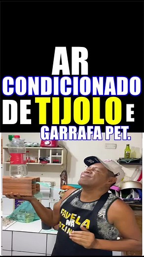 Ar Condicionado Caseiro com Garrafa PET e Tijolo