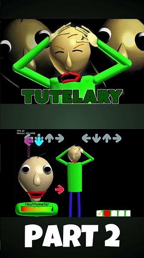 FNF - Tutelary (PART 2) [Anemaniac Baldi Mix] (FNF MOD) #shorts