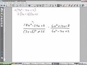 simplifier une expression algébrique