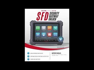 Operation guide for Autel unlocking VAG SFD security gateway