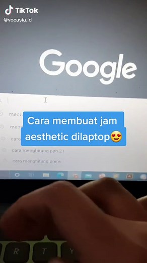 Cara Membuat Jam Aesthetic di Laptop