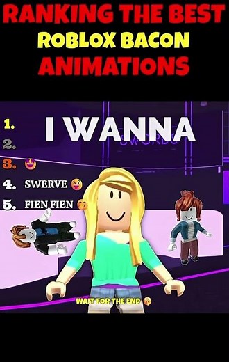 Ranking The Best Roblox Bacon Animations 🥓
