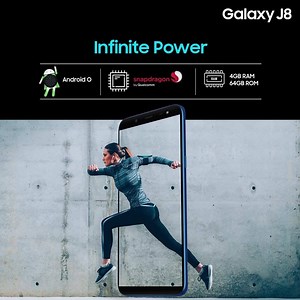 1M views · 10K reactions | The Samsung #GalaxyJ8 comes with Infinite power & Infinity Design to get you the best from your smartphone experience. Buy now to get one-time screen replacement & up to INR 2000.00 Cashback on PayTm Mall or ICICI Bank credit cards. | Samsung | Facebook