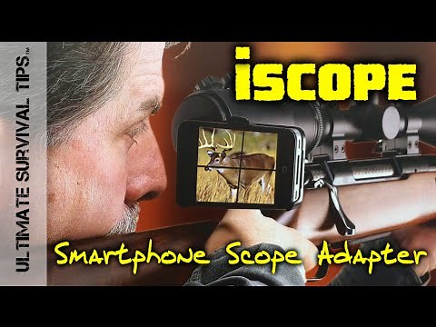 iScope Smart Phone Scope Mount - SHOT Show 2015 - Cool Hunting Shooting Video