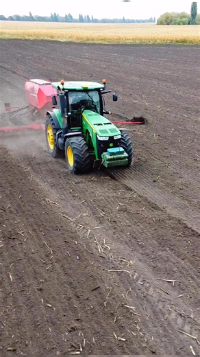 John Deere 8335R Horsch Pronto 6DC 🌾 wheat sowing #farming #agriculture #fblifestyle #farm #reelsvideoシ | Agro Shorts