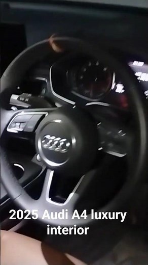 2025 AUDI A4 luxury interior