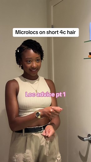 Micro Locs Journey Tips for Short 4C Hair