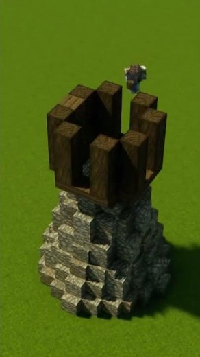 Minecraft Windmill Build Tutorial/Timelapse - MCME #shorts
