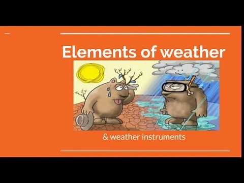 The Elements of Weather and Weather Instruments