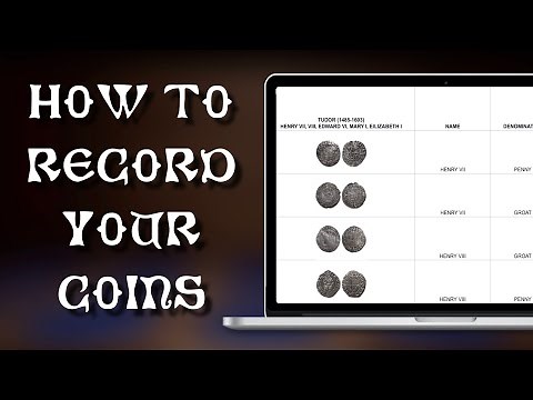 How I Catalogue My Coin Collection Using A Spreadsheet | Hammered & Early Milled Coins