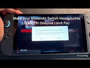 How to Fix "Settings Currently Limit Headphone Volume" on Nintendo Switch