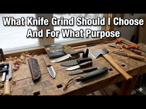 What is the best knife grind? For what application? #bushcraft #hunting #woodworking