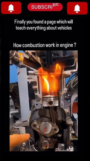 What Really Happens Inside an Engine During Combustion? #cars #technology