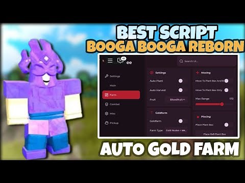 Booga Booga Reborn Script | Hack Auto Plant, Kill Aura, Auto Gold, Esp Item, Xp Farm Free *Pastebin