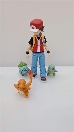 Figma Pokémon Trainer Red Action Figure Unboxing – Where the Dream Started #nintendo #toys #ポケモン