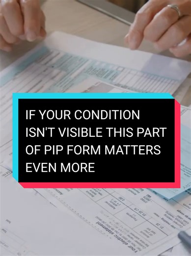 Applying for PIP with an invisible illness? Read this! 🔍🎗️ The DWP often struggles to assess what they can't physically see. This means you have to be extra detailed about the