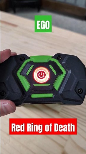 EGO Battery Red Ring of Death FIX