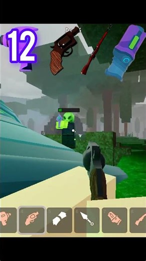 Alien Vs All Ranged Weapon 🔫 99 nights in the forest #99nightintheforest #99nights #roblox