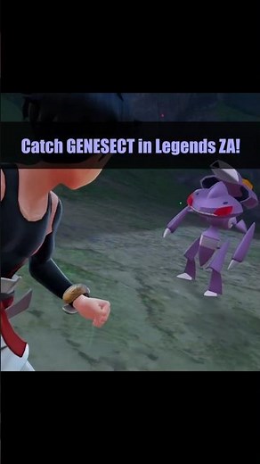 How to catch Genesect in Pokemon Legends ZA: Mega Dimension | #pokemon #pokemonlegendsza #genesect