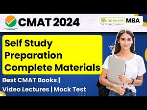 CMAT 2024 - Self Study Preparation Complete Materials | Best CMAT Books | Video Lectures | Mock Test
