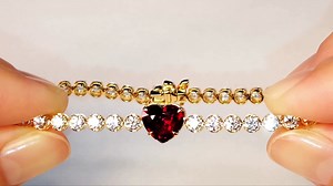 1.1K views · 198 reactions | Unheated Vivid Pigeons Blood Ruby Bracelet at 2.04ct By Kat Florence https://www.katflorence.com. Please message Contact@KatFlorence.com for more details on this piece. | KAT FLORENCE | Facebook