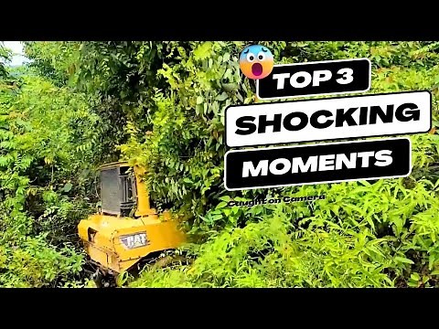 The Foolishness and Skilled CAT D7R Dozer Operator, 1-hour Heavy Equipment Working Compilation