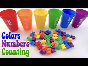 Counting Bears Colors & Numbers | Learning Educational Videos for Children Kids